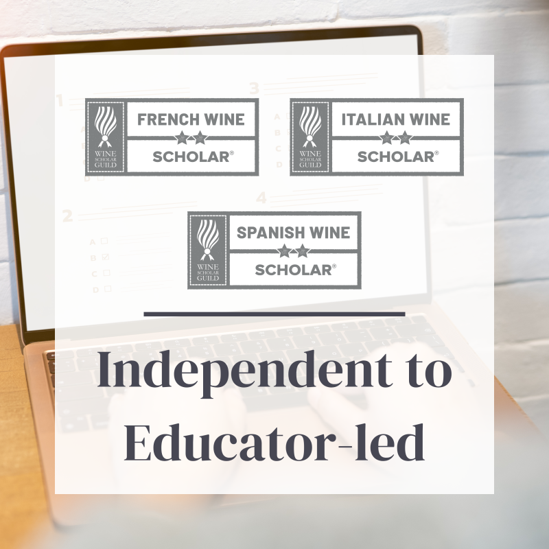 Wine Scholar (Educator-Led) - Upgrade for Independent students